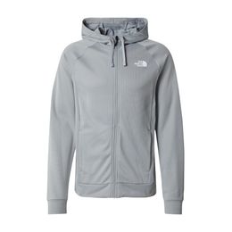 The North Face Funktionsfleecejacke 'REAXION 2.0' Herren Größe XL hellgrau / weiß