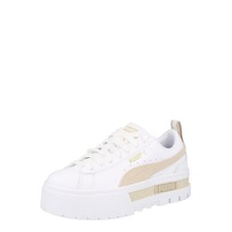 Puma Sneaker 'Mayze' Damen Gr&ouml;&szlig;e 42.5 beige / gold / wei&szlig;