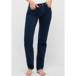 Slim-fit-Jeans Angels "DOLLY", Damen, Gr. 40, Länge 28, blau (schwarz indigo), Denim/Jeans, Obermaterial: 92% Baumwolle, 8% Elasthan, straight fit, Jeans