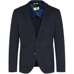 Anzugsakko Cinque "CIDATINI", Herren, Gr. 54, blau (dunkelblau), Obermaterial: 71% Polyester, 24% Viskose, 5% Elasthan, unifarben, regular fit, Sakkos