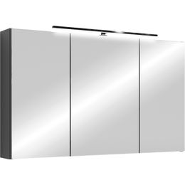 Spiegelschrank ByLiving "Serie Spree, in vielen Breiten erhältlich", anthrazit, B:100cm H:60cm T:15cm, FSC-zertifizierter Holzwerkstoff, Schränke