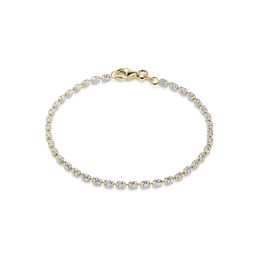 Armband Firetti "Schmuck Geschenk Silber 925 Armschmuck Armkette Kugelkette" Gr. 19, gold (silberfarben, gelbgoldfarben), Armbänder, Damen, 19, Silber 925 (Sterlingsilber), Armband, Made in Germany