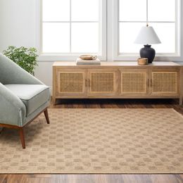 Teppich LIVABLISS "CLIFTON", beige, B:160cm H:11mm L:213cm, Kunstfaser, Teppiche, Teppich