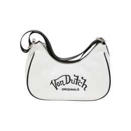 Reisetasche Von Dutch "Von Dutch Von Dutch Amy Baguette Handtaschen", Damen, Gr. onesize, weiß, Nylon, unifarben, Taschen Reisetasche