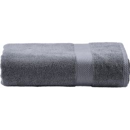 Badet&uuml;cher done. "Deluxe", grau (anthrazit), B:100cm L:150cm, Zwirnfrottee, Obermaterial: 100% Baumwolle, Handt&uuml;cher, 1-tlg., Uni Farben, Hotelqualit&auml;t aus hochwertigem Zwirnfrottier