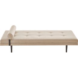 Chaiselongue "Bergen", beige (creme), B:85cm H:37cm T:200cm, ATLANTIC HOME COLLECTION, Sofas, Chaiselongue, Tagesliege im Japanischen Stil, inklusive arretierbarer Nackenrolle