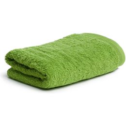 M&ouml;ve Handt&uuml;cher M&Ouml;VE "Superwuschel", gr&uuml;n (peridot), B:50cm L:100cm, Walkfrottee, Baumwolle, Handt&uuml;cher, Handtuch mit Bord&uuml;re, 100% Premium Cotton Baumwolle, einfarbig, weich