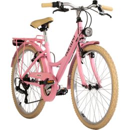 Kinderfahrrad Dacapo "Toscana" Gr. 41, rosa (rosa, rosa), Fahrräder, Kinder, 41cm, 24 Zoll (60,96cm)