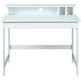 Computertisch Inter Link, wei&szlig;, wei&szlig;, wei&szlig;, B:110cm H:91cm T:69cm, Tische, Computertisch