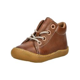 Lauflernschuh Pepino "Pepino Halbschuhe Leder", Baby, Gr. 21, braun (cognac), Leder, Schuhe Lauflernschuh