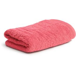 M&ouml;ve Handt&uuml;cher M&Ouml;VE "Superwuschel", rot (coral), B:50cm L:100cm, Walkfrottee, Baumwolle, Handt&uuml;cher, Handtuch mit Bord&uuml;re, 100% Premium Cotton Baumwolle, einfarbig, weich