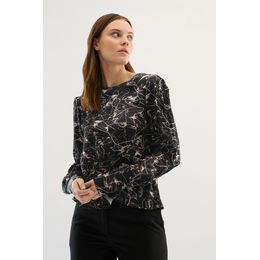Karen Simonsen Karen By Simonsen Bluse 'Marbella' Damen Gr&ouml;&szlig;e XXXL creme / schwarz