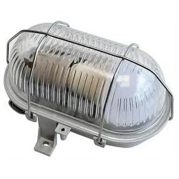 MEGATRON MT69063 Ovalleuchte grau, E27 inkl. E27-LED, 2700K