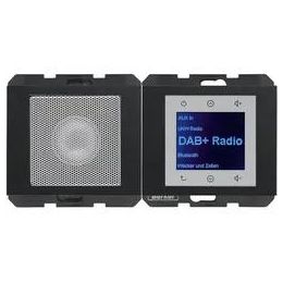 Berker Radio Touch UP DAB+ mit Lautsprecher K.1 (anthrazit / matt)