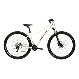 Mountainbike KROSS "KROSS Mountainbike Hardtail 29" LEA 4.0 wei&szlig; 16 G&auml;nge" Gr. 43, wei&szlig;, schwarz, Fahrr&auml;der, 43cm, 29 Zoll (73,66cm) hinten: 29 Zoll (73,66cm)