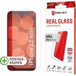 Displex Displayschutzglas "Displex Real Glass Panzerglas für Apple iPhone 12 mini (5,4")", transparent, Displayfolien
