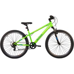 S'COOL Jugendfahrrad S&rsquo;COOL "S'COOL Xroc 26-K6 Neon Green/Ocean" Gr. 38, neon gr&uuml;n, ocean, Fahrr&auml;der, Kinder, 38cm, 26 Zoll (66,04cm)