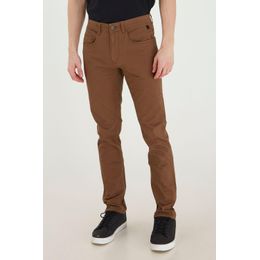 5-Pocket-Hose Blend "BHSaturn", Herren, Gr. 38, Länge 30, mocca braun, Web, 98% Baumwolle, 2% Elasthan, unifarben, regular fit lang, Hosen 5-Pocket-Hose, Chinohose mit zahlreichen Leder-Logopatches