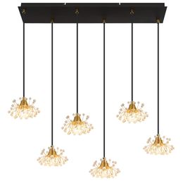Globo LIGHTING Hängeleuchte "FIORE", schwarz, 1 Stk., Leuchten, Hängelampe/Pendelleuchte/Esszimmer/Wohnzimmer/Esstisch