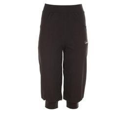 Sporthose WINSHAPE "WBE12", Damen, Gr. L, Normalgr&ouml;&szlig;en, schwarz, 90% Baumwolle, 10% Elasthan, Hosen Sporthose, 3/4-Trainingshose