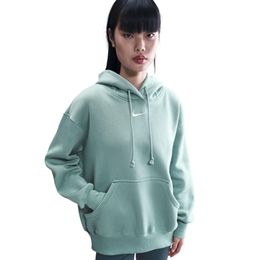 Kapuzensweatshirt Nike Sportswear "W NSW PHNX FLC OS PO HOODIE", Damen, Gr. XS, cannon, sail, Obermaterial: 80% Baumwolle, 20% Polyester, normal, Rundhals, Sweatshirts