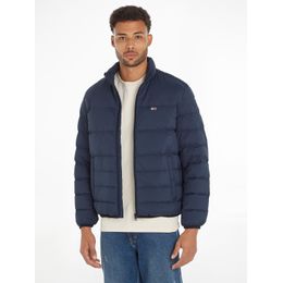 Steppjacke Tommy Jeans "TJM LIGHT DOWN JACKET", Herren, Gr. XXL, blau (schwarz night navy), Web, Obermaterial: 100% Polyamid. Futter: 100% Polyamid, regular fit, mit Gummizug, Jacken, mit Logostickerei