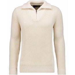Rundhalspullover Ragman, Herren, Gr. 54, ecru, 008, 100% Baumwolle, ohne Ausschnitt, Pullover Rundhalspullover