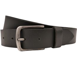 Ledergürtel AnnaMatoni "AnnaMatoni Ledergürtel Maxo Ledergürtel Maxo", Herren, Gr. TW85 - 100cm Gesamtlänge, schwarz (schwarz 790), 100% Leder, Gürtel