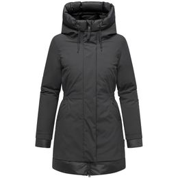 Navahoo Damen Wintermantel "Winterprinzessin 14"anthrazit, Gr. S, Obermaterial: 100% Polyester; Innenfutter: 100% Polyester; Wattierung: 100%