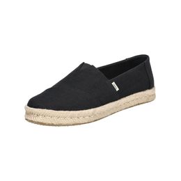 Toms Shoes Espadrille TOMS "TOMS Halbschuhe Textil", Damen, Gr. 37,5, schwarz, Textil, Schuhe Espadrille