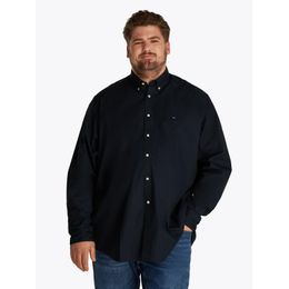 Tommy Hilfiger Big & Tall Langarmhemd "BT-FLEX POPLIN SOLID", Herren, Gr. XXL, N-Gr, blau (desert sky), Web, Obermaterial: 100% Baumwolle, TOMMY HILFIGER BIG & TALL, unifarben, klassisch normal, Rundhals, eingesetzt,Ärmel mit Ärmelschlitz Manschette mit Knöpfen, Hemden, Große Größen, regular fit