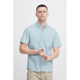 Kurzarmhemd Blend "BHShirt", Herren, Gr. XXL, US-Größen, cashmere blau, Web, 98% Baumwolle, 2% Elasthan, unifarben, regular fit normal, abgesteppt, Hemden, Lässiges Kurzarmhemd mit Button-Down-Kragen