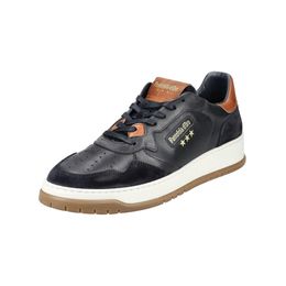 Pantofola d'Oro Sneaker PANTOFOLA D&acute;ORO "Pantofola d'Oro Sneaker Leder", Herren, Gr. 44, braun (braun, navy), Leder, Schuhe Sneaker