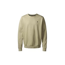 Rundhalspullover MCS "MCS Pullover Skyler", Herren, Gr. L, laurel oak, Obermaterial: 100% Baumwolle, Pullover Rundhalspullover