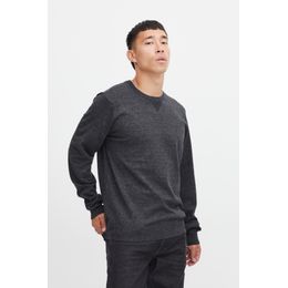Rundhalspullover Blend "Pullover", Herren, Gr. L, schwarz, Strick, Obermaterial: 100% Polyester, unifarben, regular fit normal, Rundhals, Pullover Rundhalspullover