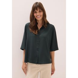 Hemdbluse Cecil, Damen, Gr. S (38), gr&uuml;n (ink gr&uuml;n), Web, Obermaterial: 100% Lyocell, unifarben, regular fit normal, Blusen Hemdbluse, aus Lyocell