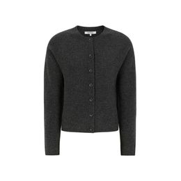 Soft Rebels Damen Cardigan "Soft Rebels Cardigan SRWest"659 charcoal melange, Gr. L, Obermaterial: 70% Wolle, 30% Nylon, Strickjacken