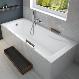 Hoesch MILA Rechteck-Badewanne, Einbau, 3717.010,
