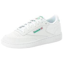 Sneaker Reebok CLASSIC "CLUB C", M&auml;dchen, Gr. 36, wei&szlig; (wei&szlig;, glegrn, vecblu), Synthetik, Schuhe Sneaker