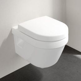 Villeroy & Boch Villeroy & Boch Architectura Wand-WC Compact mit DirectFlush, Ausf&uuml;hrung kurz, 4687R0T2+9M66S201, Compact