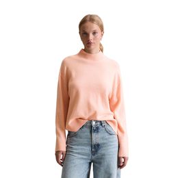 Marc O'Polo Strickpullover MARC O'POLO DENIM "aus softem Schurwolle-Mix", Damen, Gr. L, rose powder, Obermaterial: 72% Schurwolle, 26% Polyamid, 2% Elasthan, unifarben, Pullover