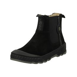 Stiefelette Kickers "Kickers Stiefelette Leder", M&auml;dchen, Gr. 24, schwarz, Leder, Schuhe Stiefelette