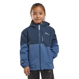 Outdoorjacke Jack Wolfskin "ACTAMIC 2L JKT K", Jungen, Gr. 116, blau (evening, sky), Oberstoff: 100% POLYESTER; Kontrastmaterial 1: 100% POLYESTER; Futter 1: 100% POLYESTER ; Futter 2: 100% POLYESTER, Jacken Outdoorjacke