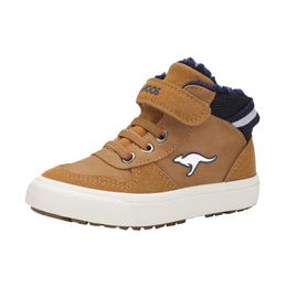Sneaker Kangaroos "Kavu Shady EV", M&auml;dchen, Gr. 29, braun (rubber, dk navy), Textil, Schuhe Sneaker, gef&uuml;ttert