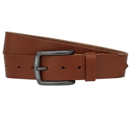 Lederg&uuml;rtel AnnaMatoni "AnnaMatoni Lederg&uuml;rtel Storm Lederg&uuml;rtel Storm", Herren, Gr. TW85 - 100cm Gesamtl&auml;nge, braun (cognac 640), 100% Leder, G&uuml;rtel Lederg&uuml;rtel