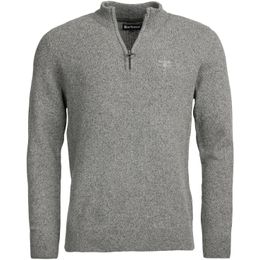 Barbour Half Zip Troyer Tisbury Grey (Gr&ouml;&szlig;e: XXL)