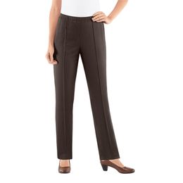 Thermohose Classic Basics, Damen, Gr. 195, Extrakurzgrößen, braun (mokka), 100% Polyester, unifarben, lang, Hosen