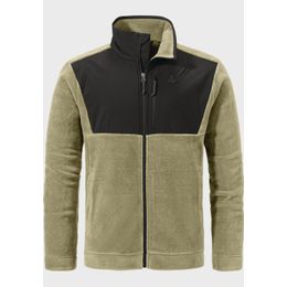 Sch&ouml;ffel Fleecejacke SCH&Ouml;FFEL "Urban Fleece Jk Style Gregale MNS", Herren, Gr. 48, braun (4725, braun), Oberstoff: 100% Polyester, regular fit, hoch geschlossener Ausschnitt, Jacken Fleecejacke
