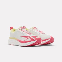 Laufschuh Reebok "Reebok ROAD STRIDER", Kinder, Gr. 34,5, wei&szlig;, gelbhaze, passionpink, Synthetik, Textil, Schuhe Laufschuh