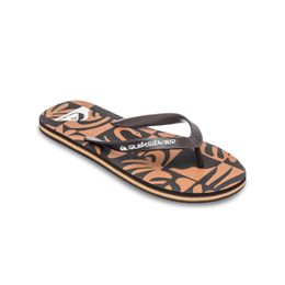 Quiksilver Herren Sandale "Molokai Art 25", Gr. 12almond desert checker, Obermaterial:Obermaterial: Synthetik / Laufsohle: Moosgummi;, Schuhe